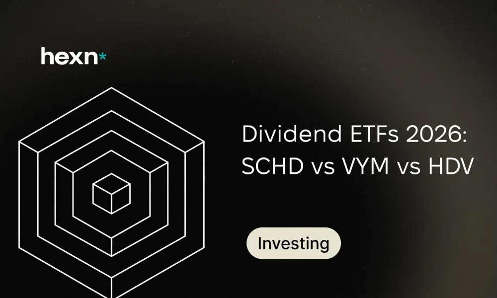 Dividend ETF 2026: SCHD vs VYM vs HDV — yields & taxes | Hexn